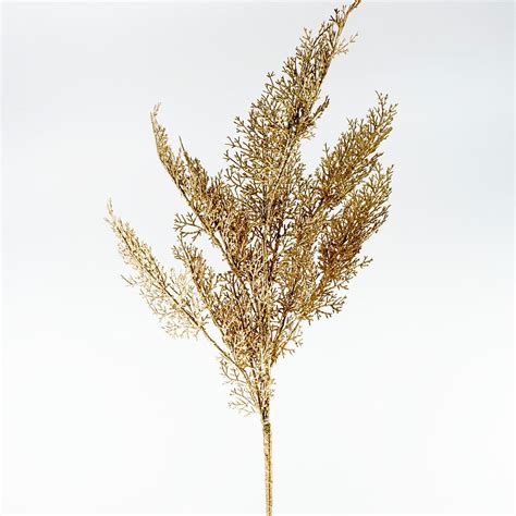 Spray Glitter Cedar 28in Gold Craftex