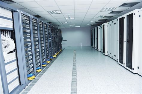 Premium Photo Network Server Room