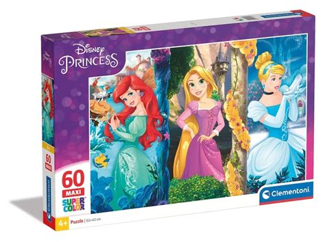 Clementoni Princess Disney Supercolor Puzzle Maxi Multicolore 60 Pezzi 2641 Eur 16 30 Picclick It