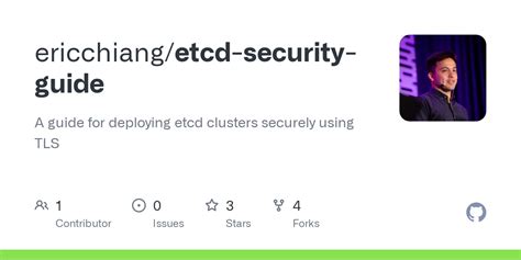 GitHub Ericchiang Etcd Security Guide A Guide For Deploying Etcd Clusters Securely Using TLS