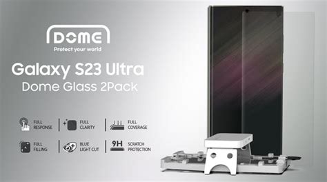 Dome Glass Samsung Galaxy S23 Ultra Tempered Glass Screen Protector