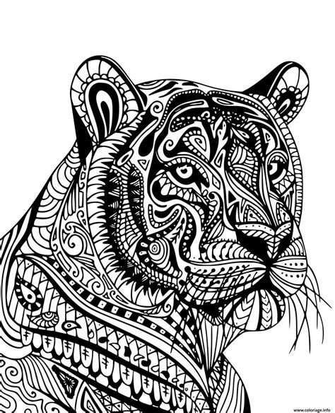 Mandala Animaux Coloriage A Imprimer Mandala Coloriage Tigre Mandala