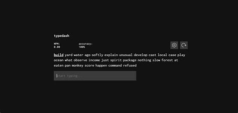 Github Ruwpytypedash ⌨ Simple Typing Practice Application