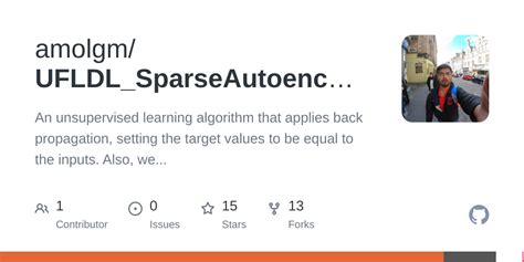 github amolgm ufldl sparseautoencoder an unsupervised learning
