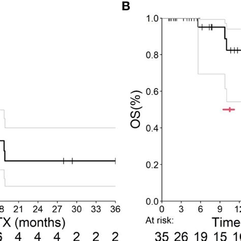 A B This Graph Depicts Pfs A And Os B From Our Um Outcomes The