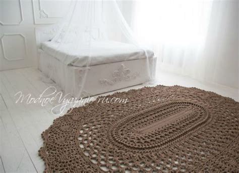 Овальный коврик *Майское чудо* крючком - Crochet.Modnoe Vyazanie ru.rom ...