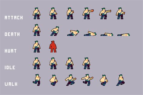 Basement Enemies Pixel Art Sprite Pack CraftPix Net