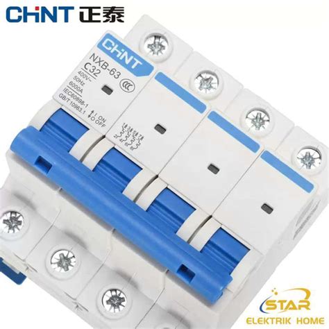 Jual Mcb Chint Nxb 63 4p 6ka C 6a 10a 16a 20a 25a 32a 40a 50a 63a 40a Di Seller Aghanim