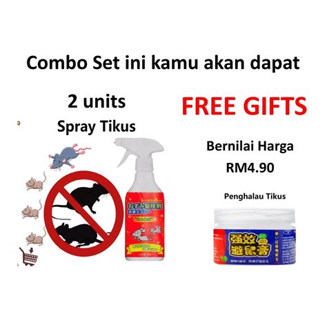 Saverstore Penghalau Tikus Spray Tikus Halau Tikus Semburan Halau Tikus