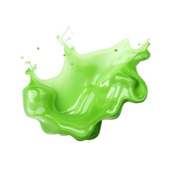 Abstract Light Green Blob Element Outline Blob Shape PNG Transparent