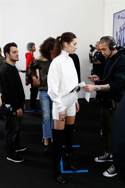 Bella Hadid Roberto Cavalli Backstage Milan Fashion Week 02232019