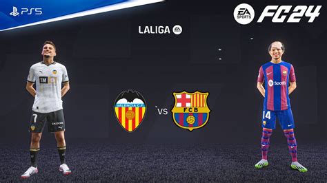 Fifa Valencia Vs Barcelona La Liga Ps K Fps Youtube