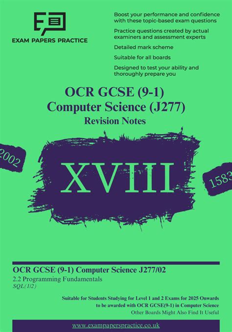 Gcse Ocr 9 1 Computer Science Revision Notes
