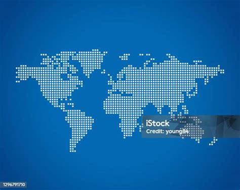 世界地圖向量圖形及更多世界地圖圖片 世界地圖 斑點 亞洲 Istock