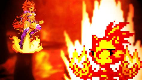 Archie Blaze Vs Starfire Sprite Art Rdeathbattlematchups