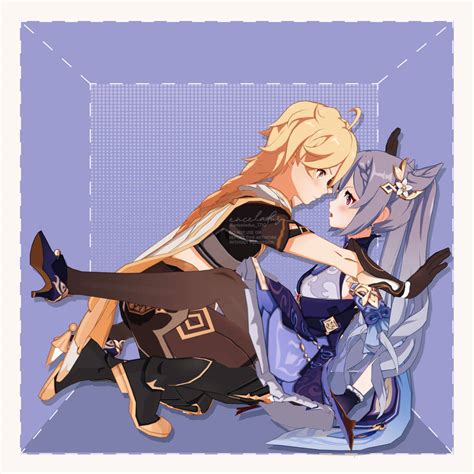 Aether X Keqing 10 By Maiadumatol On Deviantart