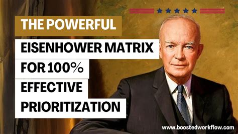 Mastering The Powerful Eisenhower Matrix For 100 Effective Prioritization Boosted Workflow