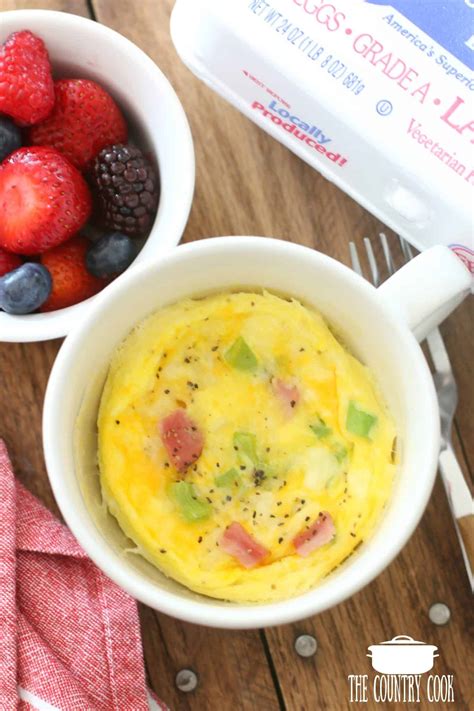 Low Carb Omelet In A Mug The Country Cook