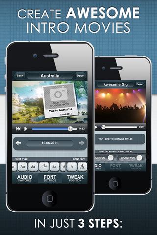 Intro Designer Allows You To Make Quick Movie Intros On Your IPhone