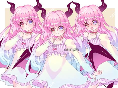 エロ同人傑作選 全身立ち絵素材・ファンタジー衣装012《ちいさなサキュバス》 サークルshirohanashirohanaとまたは表記し