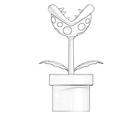 Printable Super Mario Piranha Plant