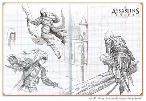Assassins Creed Sketch At Explore Collection Of