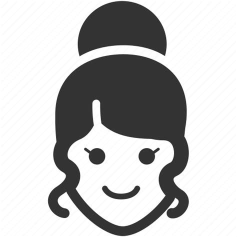 Avatar Face Female Girl Profile User Woman Icon