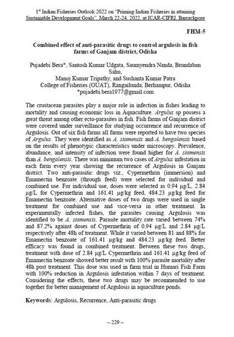 PDF Indian Fisheries Outlook