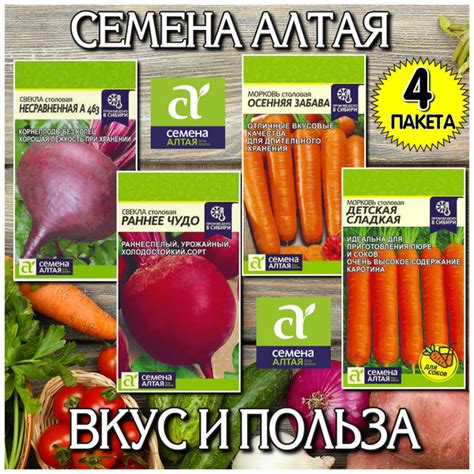 Свекла, Морковь Семена Алтая овощи - купить по выгодным ценам в ...