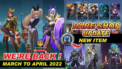 RARE SKIN FRAGMENT SHOP UPDATE March To April 2022 Upcoming New Skin