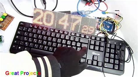 PS Keyboard MAX DHT DS Arduino Mega YouTube