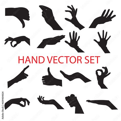 Hands Poses Male And Female Hand Holding And Pointing Gestures