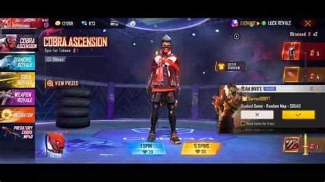 I Got New Legendary Cobra Bundle In New Cobra Special Royale Garena Free Fire YouTube
