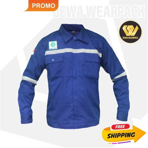 Jual Dewa Wearpack Atasan Kemeja Safety Baju Sefty Lengan Panjang