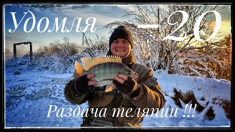 Удомля Экстримальная рыбалка в 20 и раздача трофейной теляпии Youtube