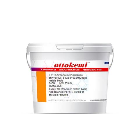 Zirconium Iv Chloride Anhydrous Powder 99 99 Trace Metals Basis