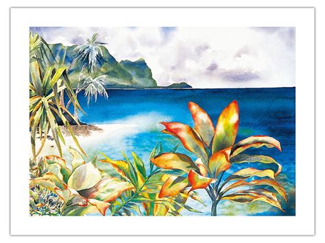 Haena Kee Beach Kauai Northshore Hawaii From An Original Hawaii