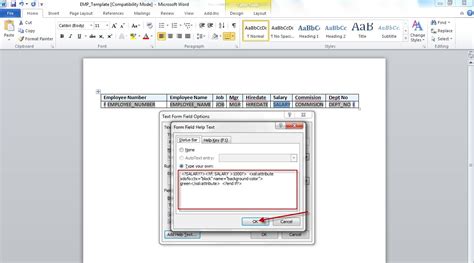 oracle concepts for you cell highlighting in xml report