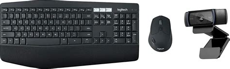 Logitech C920 Hd Pro Webcam 1080p Optical Full Hd Streaming Camera And Mk850 Multi Device