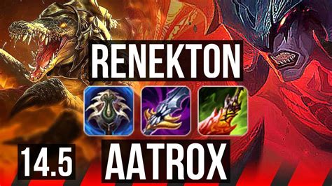 Renekton Vs Aatrox Top 1912 Legendary Euw Master 145 Youtube