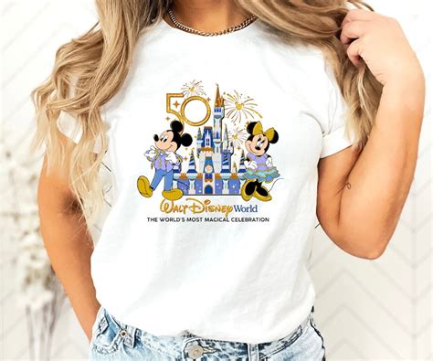50th Walt Disney World The Worlds Most Magical Celebration Etsy