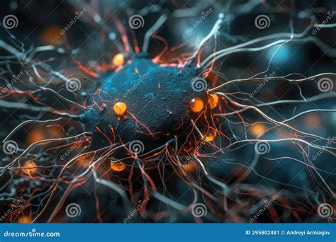 Abstract Neuron Cell Science Illustration Cell Health Science