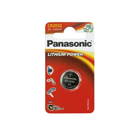 PILE BOUTON LITHIUM BLISTER CR2032 PANASONIC 3V 220MAH Devis Sous 1h