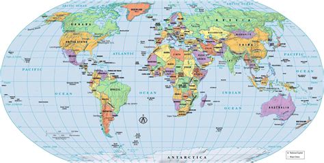Free Printable World Map Pdf