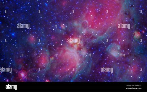 Abstract Universe And Galaxy Background With Stars And Cosmic Dust
