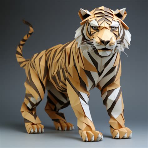 호랑이 종이 접기