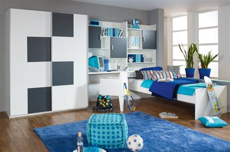 Habitación Juvenil En Tonos Azules Imágenes Y Fotos
