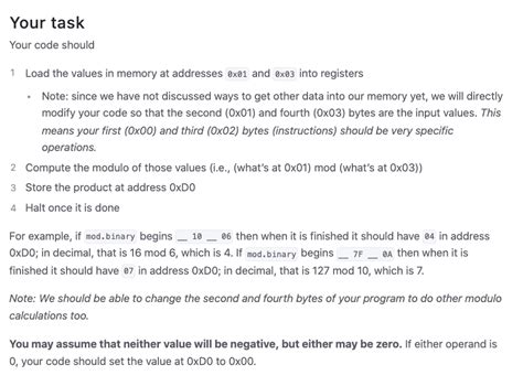 Solved The Instructions Icode Behaviors Icode Operation 0