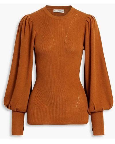 Brown Ulla Johnson Knitwear For Women Lyst
