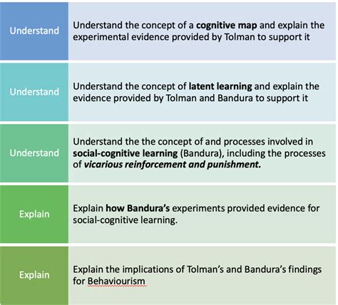 Diagram Of Learning And Cognition 5 Short Term Memory And Working